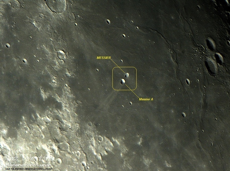 MESSIER e Messier A | Vaz Tolentino Observatório Lunar