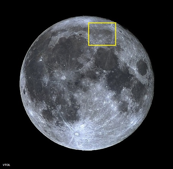 Mapa do Brasil na Lua | Vaz Tolentino Observatório Lunar